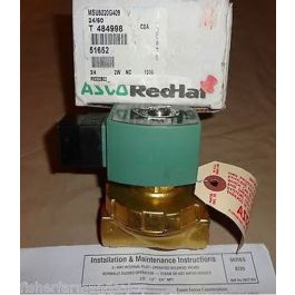 Asco MSU8220G409-24V Solenoid Valve 3/4" NPT Steam 5-125 PSI Water 5 ...